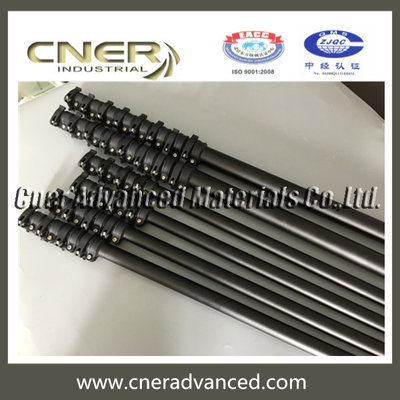 50 feet stiffness carbon fibre telescoping tube for water fed pole with clamps