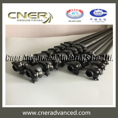 50 feet stiffness carbon fibre telescoping tube for water fed pole with clamps
