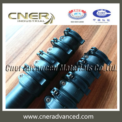 High stiffness 28 feet carbon fiber telescopic pole, cfrp telescoping tube for window cleaning, extension pole