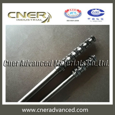 High stiffness 28 feet carbon fiber telescopic pole, cfrp telescoping tube for window cleaning, extension pole