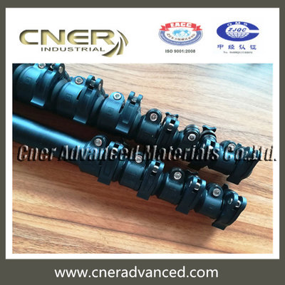 High stiffness 28 feet carbon fiber telescopic pole, cfrp telescoping tube for window cleaning, extension pole