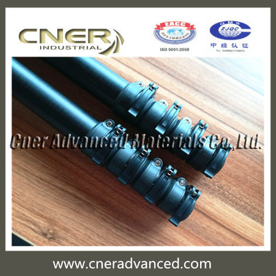 High stiffness 27 feet carbon fiber telescopic pole, cfrp telescoping tube for window cleaning, extension pole
