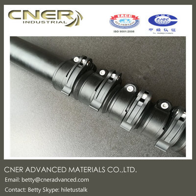 Pure carbon fiber 32 feet telescopic pole with scratch matte finish, telescopic pole for water fed window cleaning pole