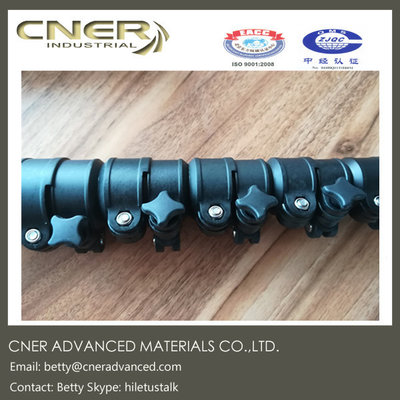 Pure carbon fiber 32 feet telescopic pole with scratch matte finish, telescopic pole for water fed window cleaning pole