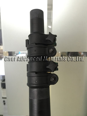25 feet long carbon fiber hybrid telescopic pole for window cleaning pole, with new designed locking system