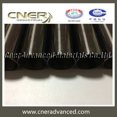 Carbon pole with taper on one end for vacuum gutter cleaning pole, carbon fiber pole