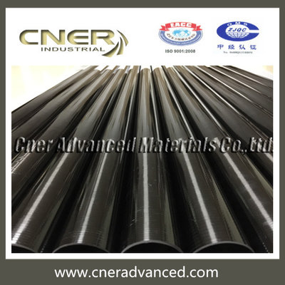 Carbon pole with taper on one end for vacuum gutter cleaning pole, carbon fiber pole