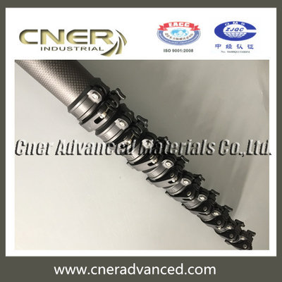 25 feet long carbon fibre telescopic pole for window cleaning pole, carbon fibre composite pole