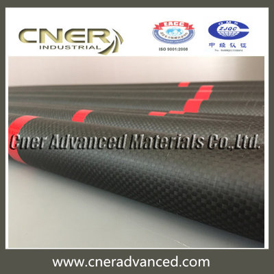 25 feet long carbon fibre telescopic pole for window cleaning pole, carbon fibre composite pole