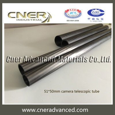 Carbon fibre telescopic tube for camera mast pole, carbon fibre telescopic pole