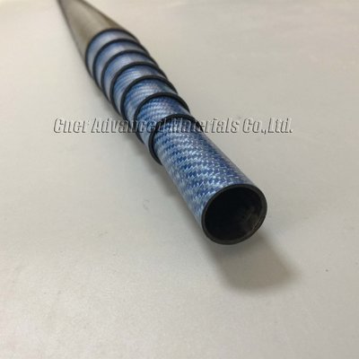 Carbon fibre telescopic pole for water fed pole, window cleaning pole, betel nut plucking pole, water rescue pole