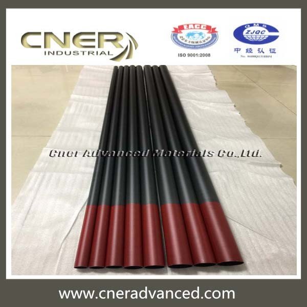 Carbon fiber telescopic pole of 45 feet length for window cleaning pole, and rescue pole