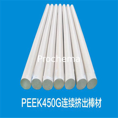 PEEK brown, gray rod with 30%  glass fiber
