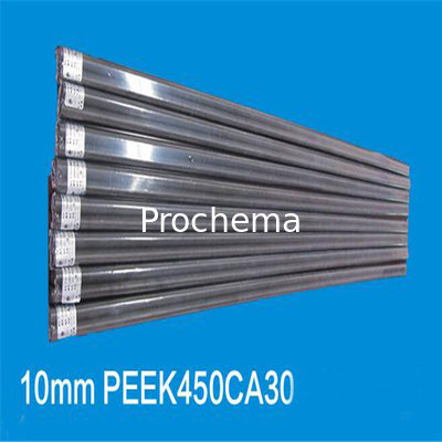 PEEK brown, gray rod with 30%  glass fiber