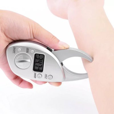 Mini electronic digital body fat caliper