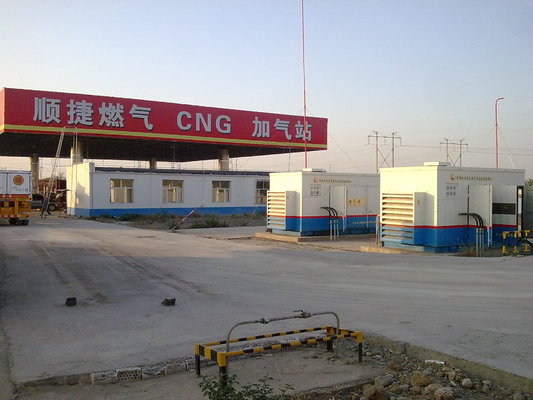 Hydraulic Reciprocating CNG Fill Station , 1500Nm3 Natural Gas Compressor