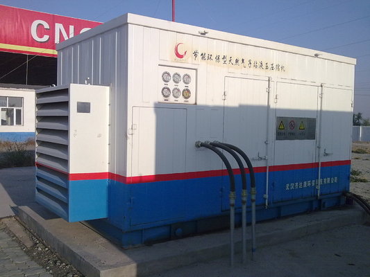 Hydraulic Reciprocating CNG Fill Station , 1500Nm3 Natural Gas Compressor