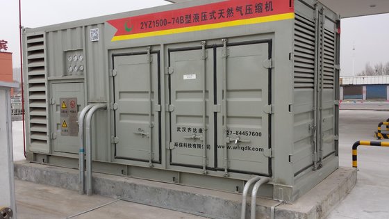High Pressure CNG Daughter Station CNG Refueling Compressor 1500Nm3