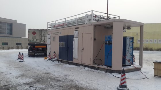 Reciprocating CNG Refueling System CNG Filling Stations 1000Nm3 44KW