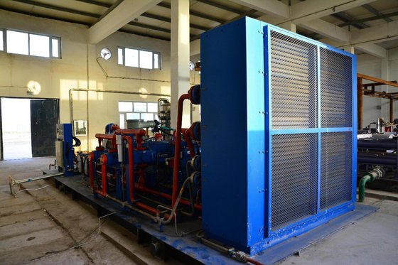 Safety Air / Nitrogen / CNG Mother Station Air Cooled Compressor With Electric Motor