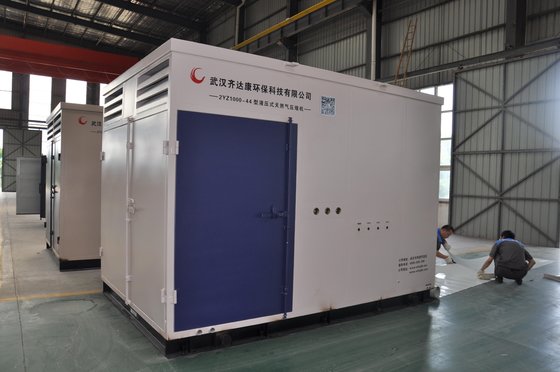 Integrated Compressed Natural Gas Filling Stations 1000Nm3 With Motor Direct Driving