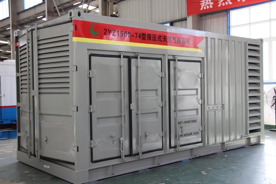 Hydraulic 2 Stage Compressed Natural Gas Stations With 0.1% Gas Leak​