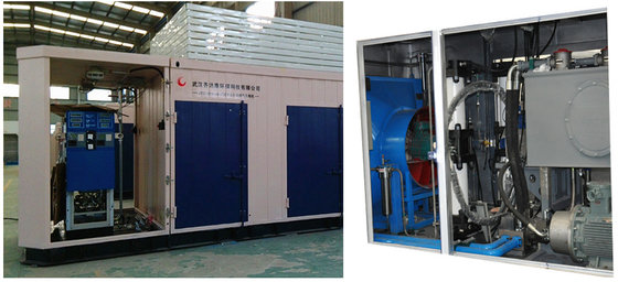 Skid - Mounted  Hydraulic CNG Compressor CNG Refueling System 1000Nm3/h
