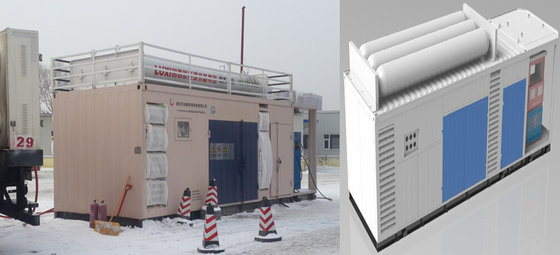 Compresseur hydraulique mobile professionnel de ravitaillement de CNG pour le véhicule