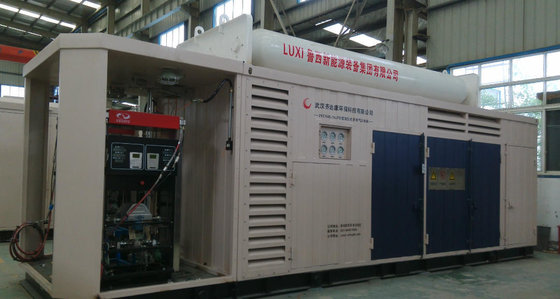 Movable Double Stage Hydraulic CNG Compressor For CNG Daughter Station