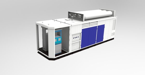 Vehicle CNG Refueling System Skid Mounted Equipment 15000-25000Nm
