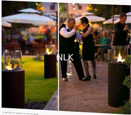 high quality ecofriendly black bio ethanol fireplace  freestanding ethanol fireplace /lanscape fireplace