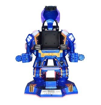 2019 Guangzhou factory 360 degree rotating iron man robot riding robot amusement park robot kiddie ride robot for sale