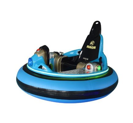 Colorful space ship inflatable bumper car fiberglass bumper car kids electric car outdoor UFO bumper car for sale