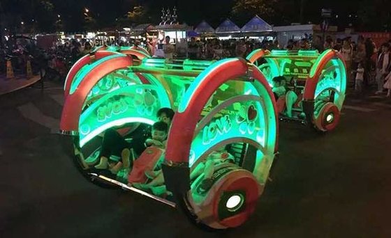 High safety swing ride leswing happy car/le bar car ride for children games 2 riders Le Bar Car for kids