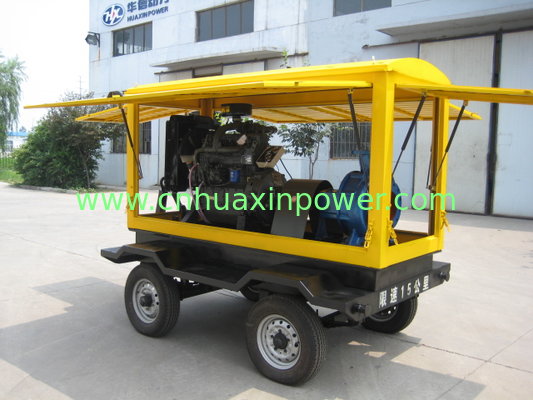 Movable Diesel Water Pump Set with Wheel Trailer