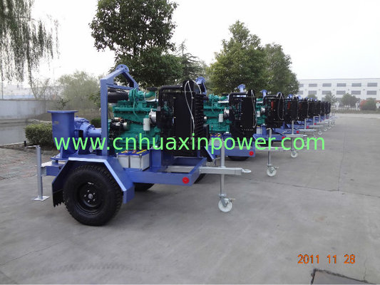 Movable Diesel Water Pump Set with Wheel Trailer