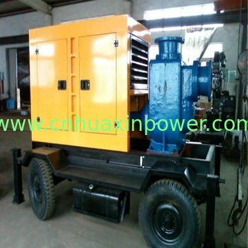 Movable Diesel Water Pump Set with Wheel Trailer