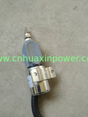 Flameout solenoid valve for diesel engine