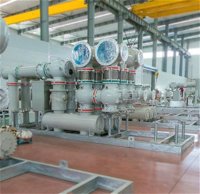 high voltage SF6 gas insulated switchgear with circuit breaker current transformer potential transformer supplier