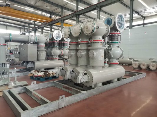 high volatge gas insulated switchgear GIS equipment rated voltage up to 252kV supplier