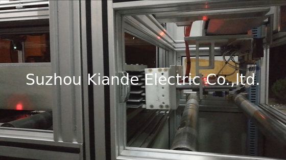 Compact enclosed Busbar CNC online network inspection test line machine busbar trunking system inspection line