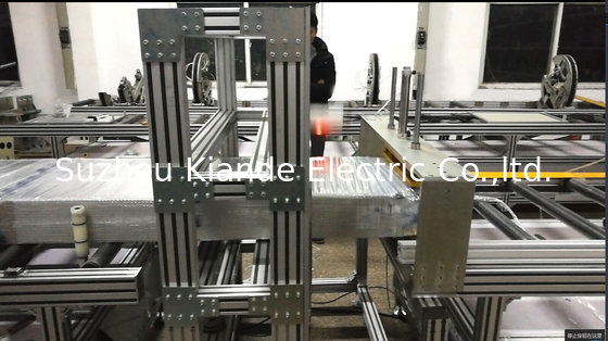 Busbar Trunking Systems packing machine, Busbar Trunking Systems package line.Sandwich type compact busduct packing line