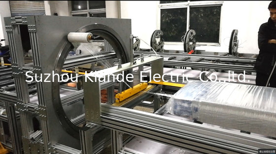 Busbar Trunking Systems packing machine, Busbar Trunking Systems package line.Sandwich type compact busduct packing line