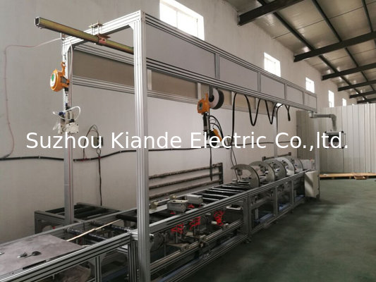 semi automatic processing machine assembly line, Busbar fabrication equipment,semi- auto compact busbar facility, used