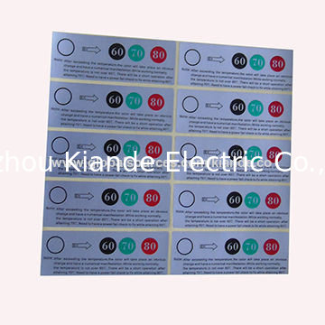 China Temperature Indicator/Temperature Monitoring Stickers for Busbar Accessory Temperature Indicator/Temperature
