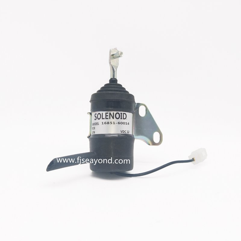 Fuel Stop Solenoid 16851-60014 For Mower RTV RTV900 Tractor Excavator