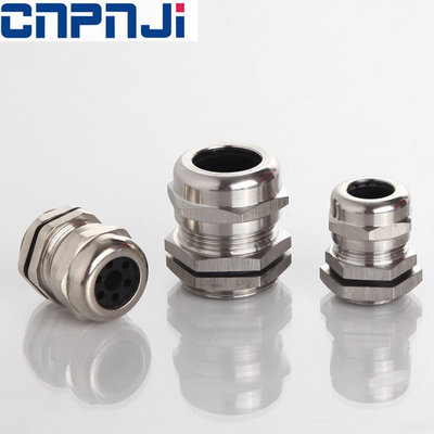 HIGH QUALITY Brass nickel plated metal M100 cable gland wire range78-84