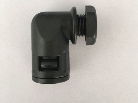 90 degree M12 AD10 Elbow cable gland for flexible hose corrugated