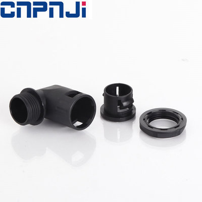CNPJ nylon 90 degree quick union fitting elbow cable connector for flexible conduit