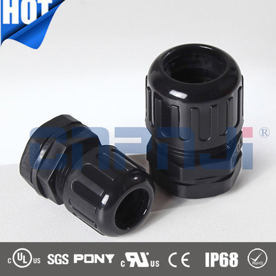 CNPJ UL  PA66  cable gland waterproof connector for corrugated pipe hose tube fittings